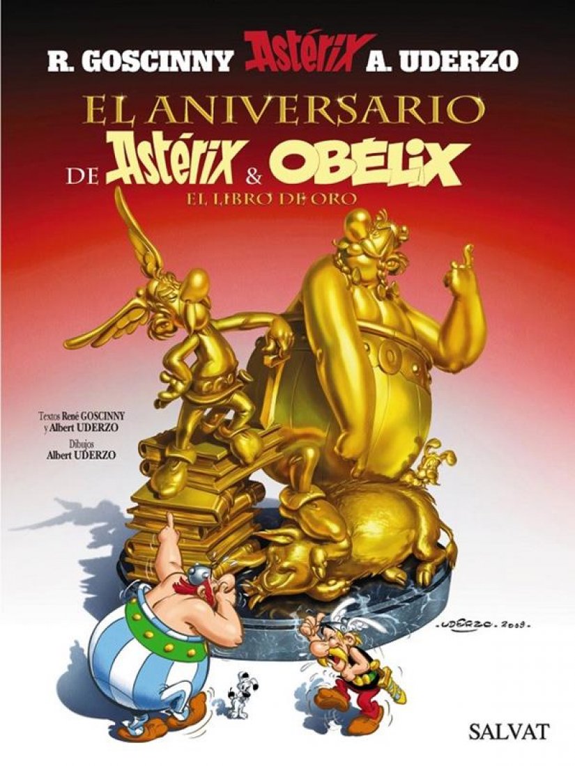 Asterix nº34: el aniversario de asterix y obelix: el libro de oro Comic 【PRECIO para 3 Tiendas ...